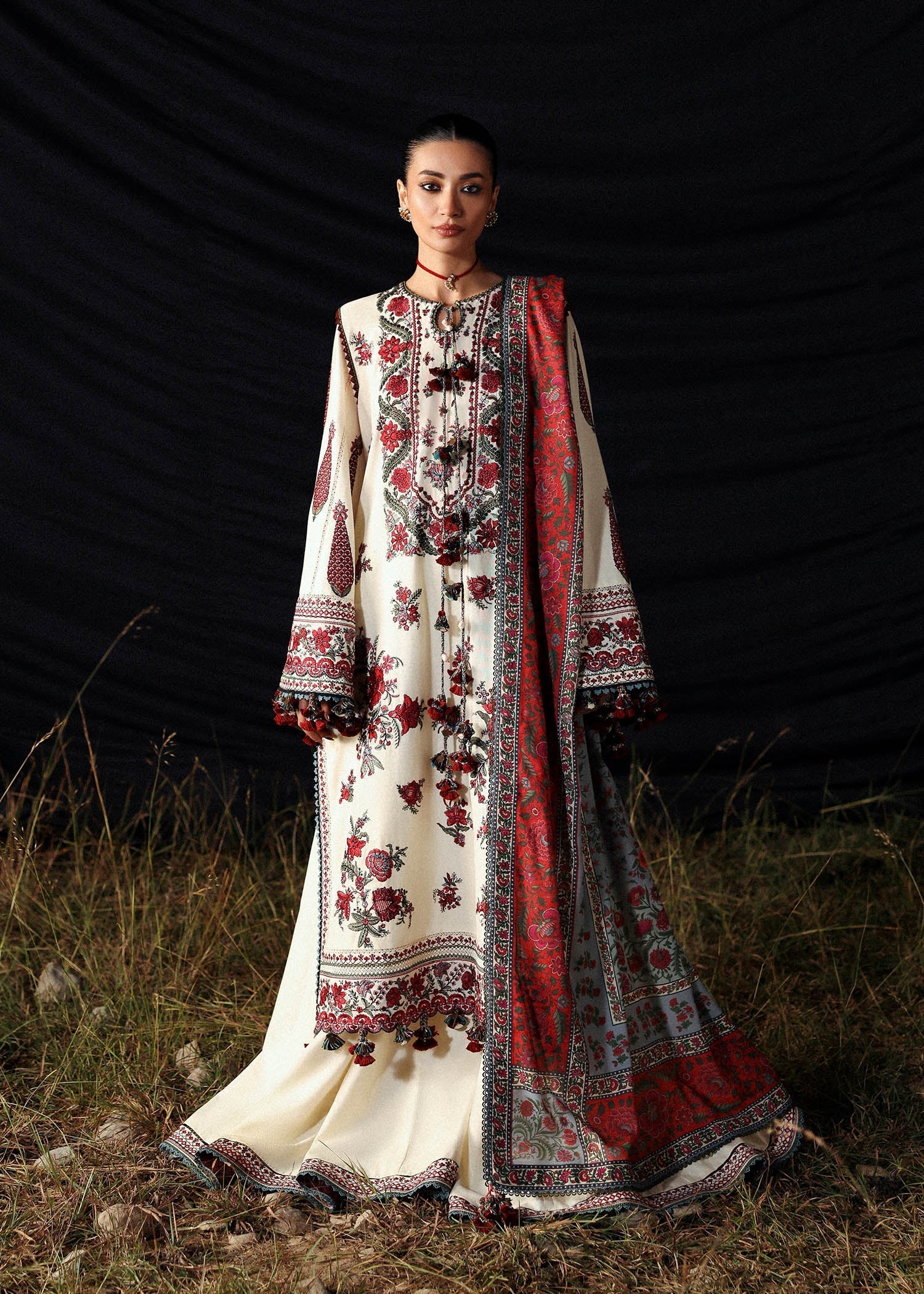 Hussain Rehar Khaddar Unstitched 2025 | GULBAN – Dress Yourself
